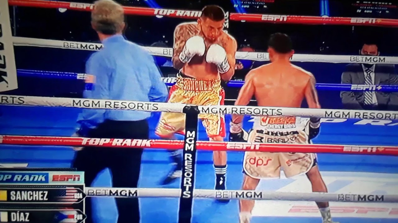 Christopher Diaz vs Jason Sanchez fight review - YouTube