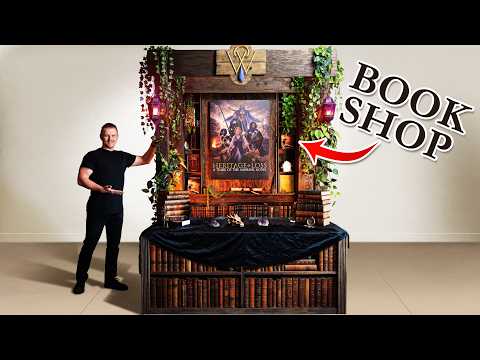 I Built a Fantasy Book Shop in 36 Square Feet