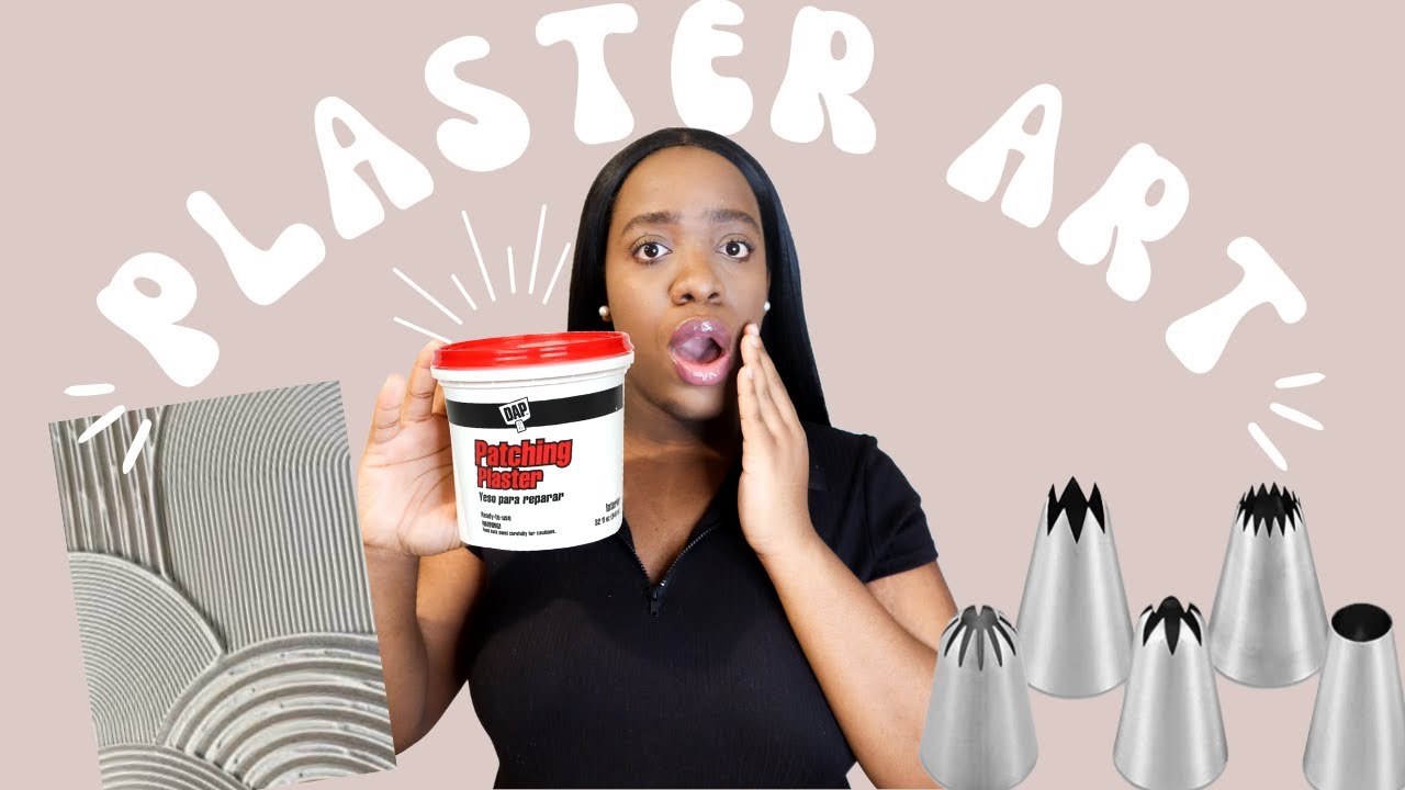USING PLASTER WITH CAKE DECORATING TOOLS!?! - YouTube