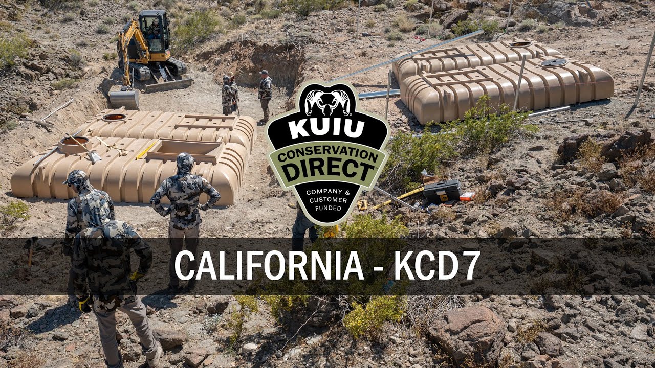 KUIU Conservation Direct: California Water Guzzler - KCD7 - YouTube