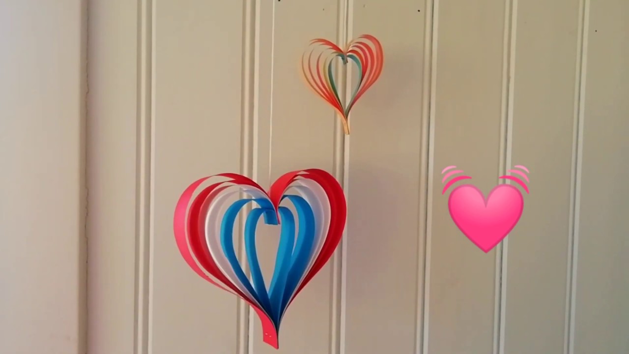 Papir hjerte, rød, Hvit, Blå 🇧🇻🌈 ️ - YouTube
