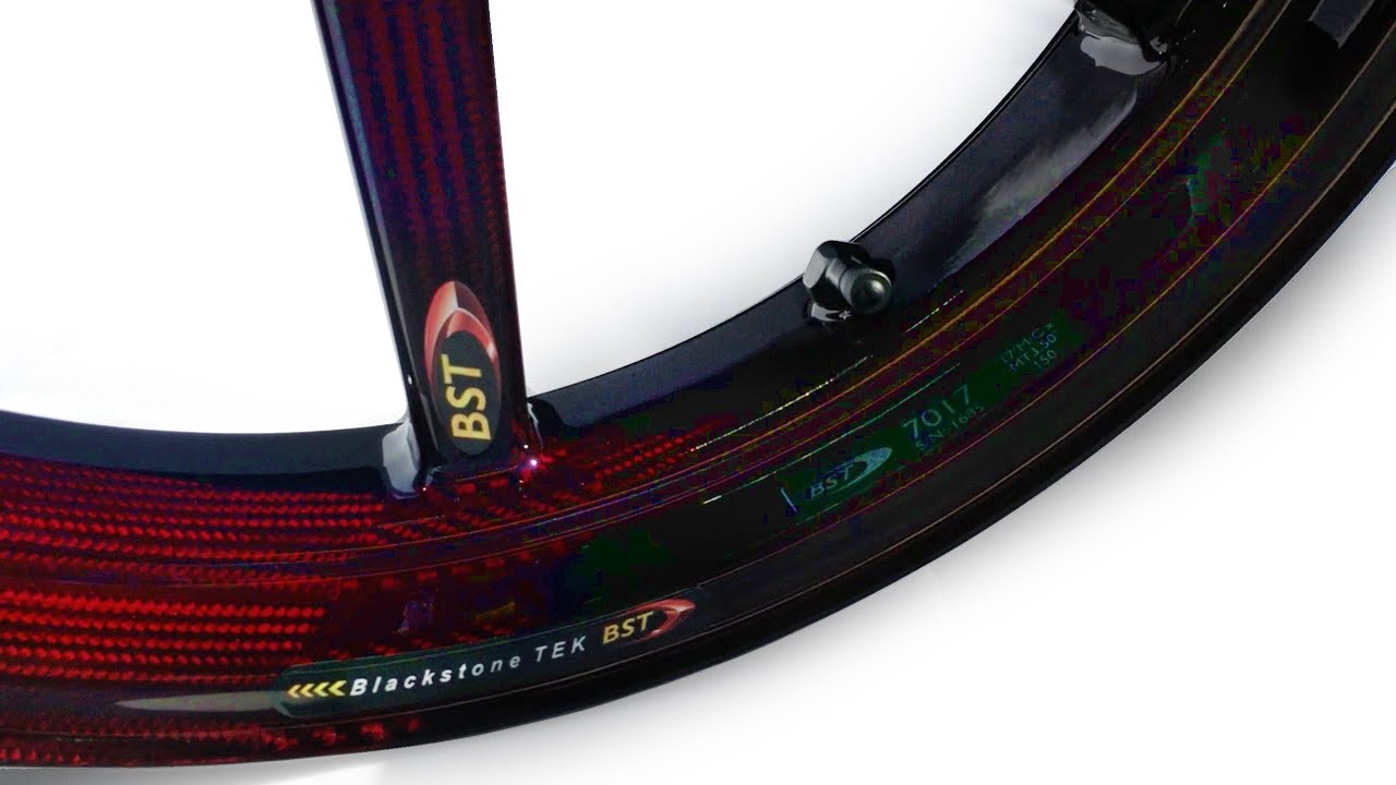 Gloss Red BST Carbon Fibre Wheel - YouTube