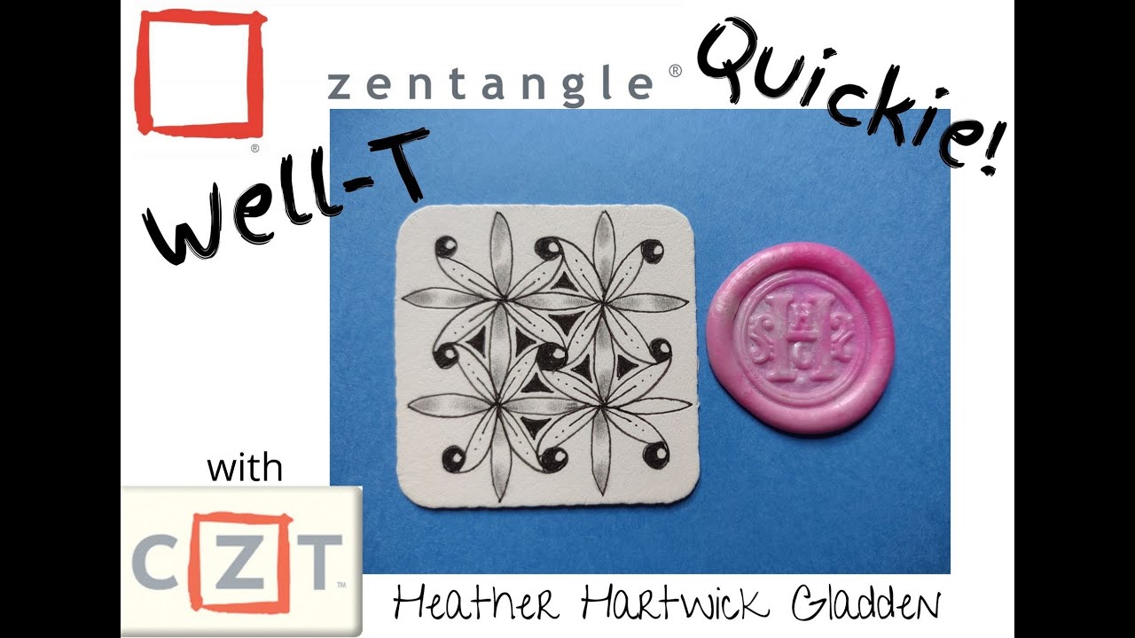 Well-T | Zentangle® Quickie - YouTube