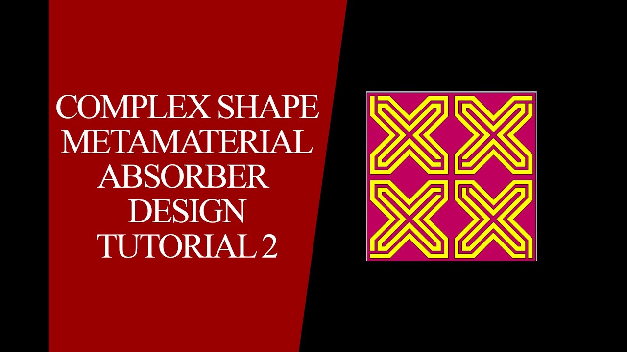 Complex Electromagnetic Metamaterial Absorber Design Tutorial 2 II CST Studio Suite - YouTube