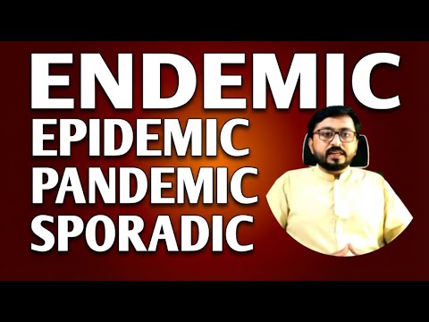 Endemic Epidemic Pandemic Sporadic Hyperendemic difference Types of ...