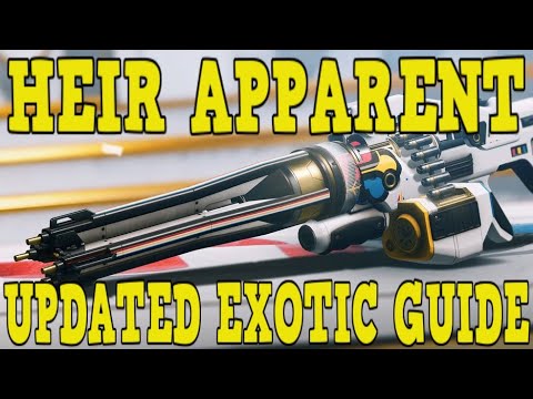 HOW TO GET HEIR APPARENT EXOTIC MACHINE GUN! UPDATED EXOTIC & CATALYST ...