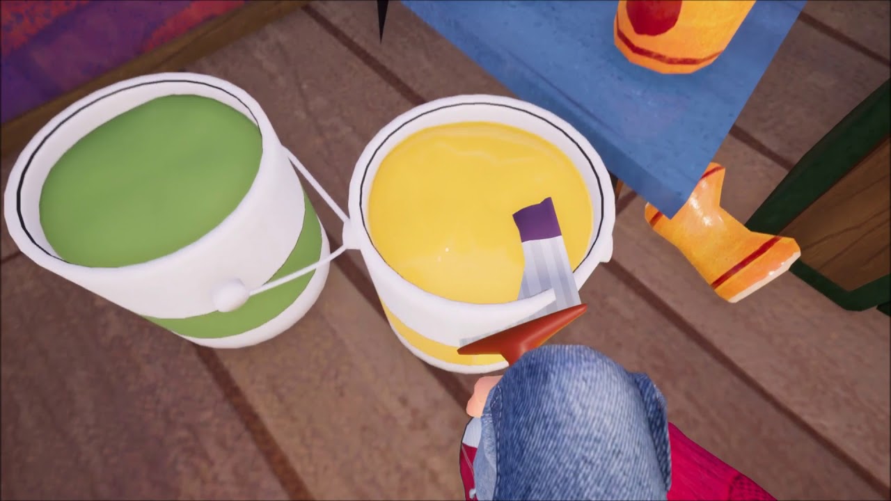 PAINTING HOUSE SYSTEM | Hello Neighbor Mod - YouTube