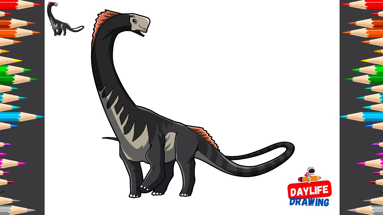 How to Draw Titanosaurus | Jurassic World Rebirth - YouTube