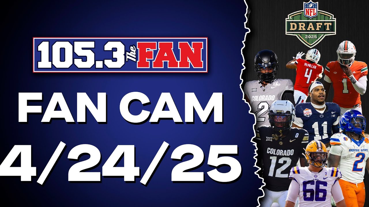 The 2025 NFL Draft Is Finally Here | Fan Cam 4/24/25 - YouTube