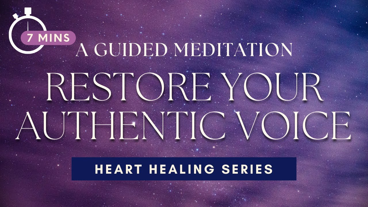 RESTORE YOUR AUTHENTIC VOICE MEDIATION, SPEAK WITH CONFIDENCE, SPEAK ...