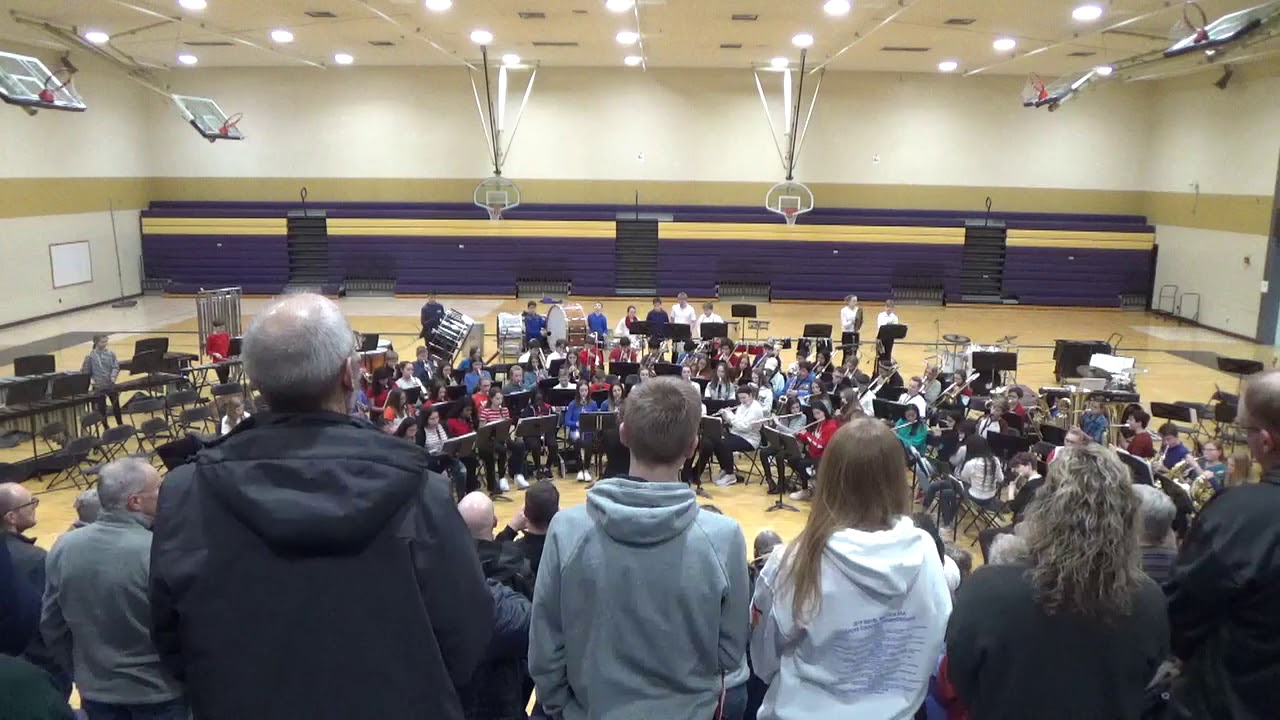Chaska Middle School West 7th Grade Winter Band Concert 2019 - YouTube