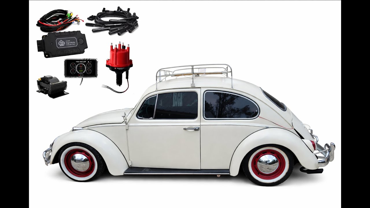 Aces High Roller Pro ignition install on 1966 VW Bug - YouTube
