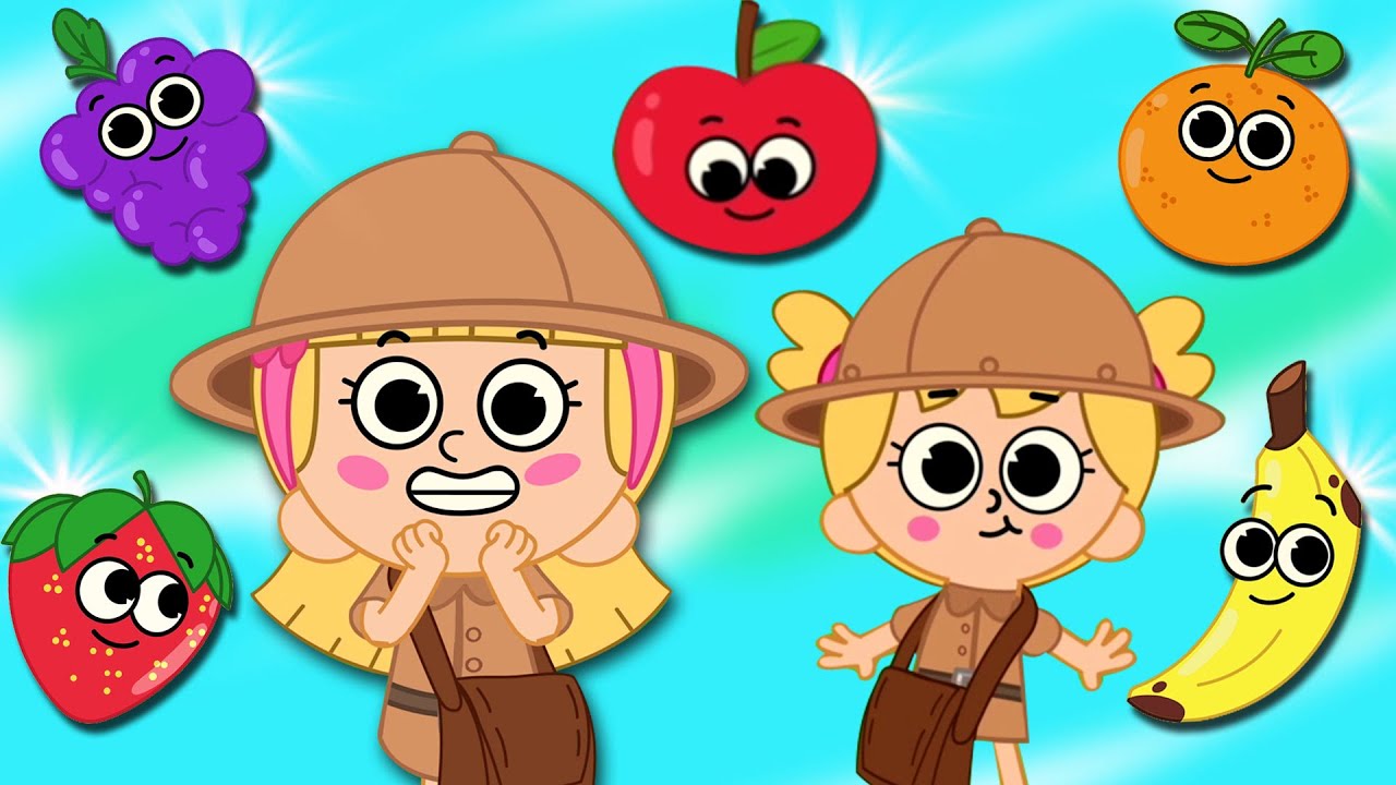 Five Cute Fruits Jumping On The Bed - เพลงกล่อมเด็กและเพลงเด็ก ...