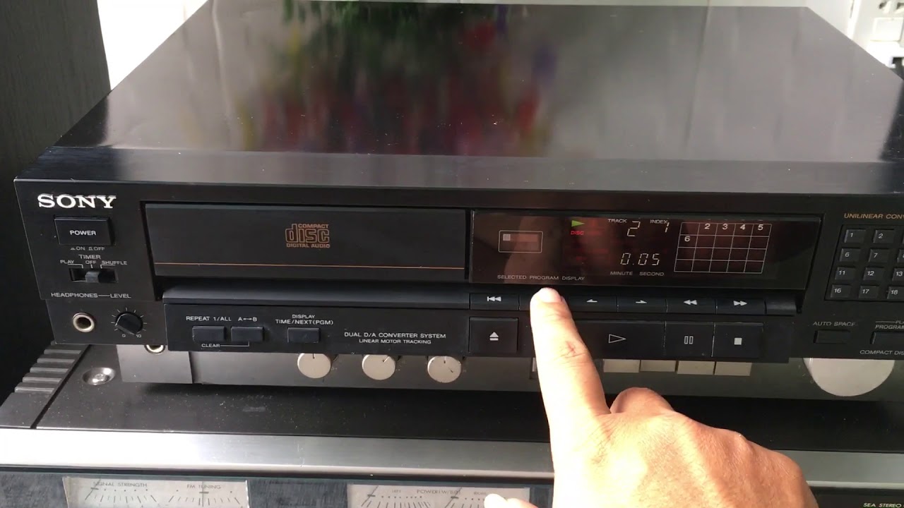 Cd Sony CDP-222es - YouTube