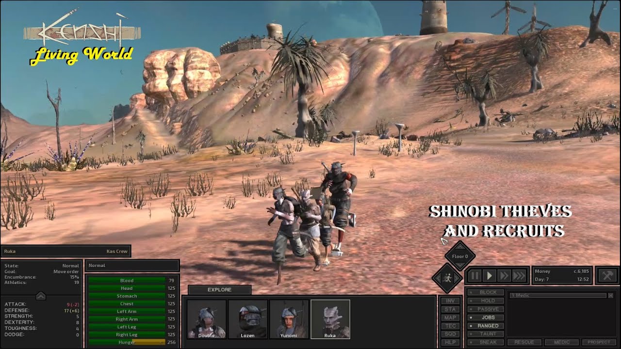 Kenshi (Living World) - Shinobi Thieves and Recruits - YouTube