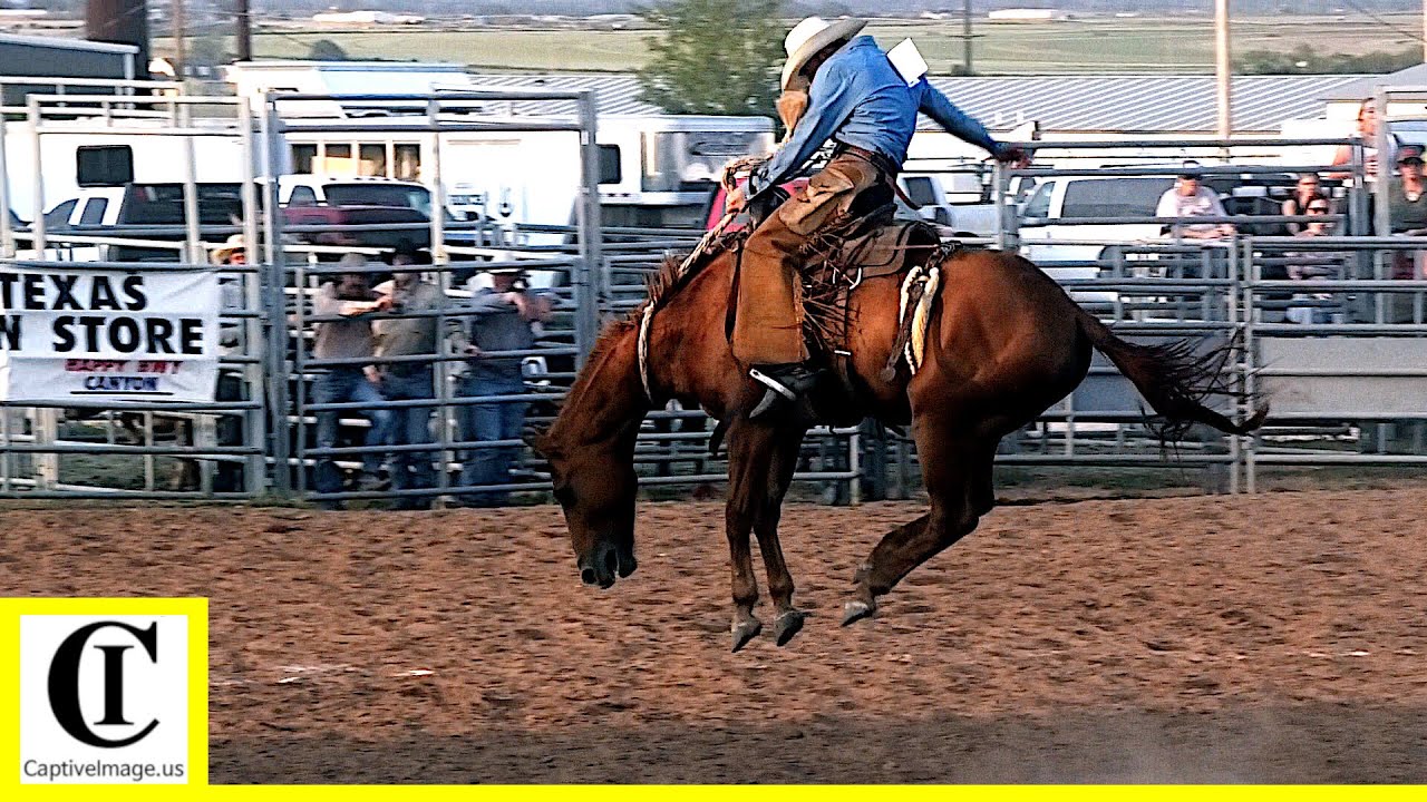 Bronc Riding - 2022 West Texas Ranch Rodeo | Friday - YouTube