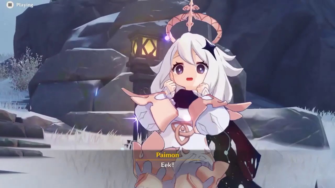 Genshin Impact Paimon: "Eek!" - Paimon Cute Moments - YouTube