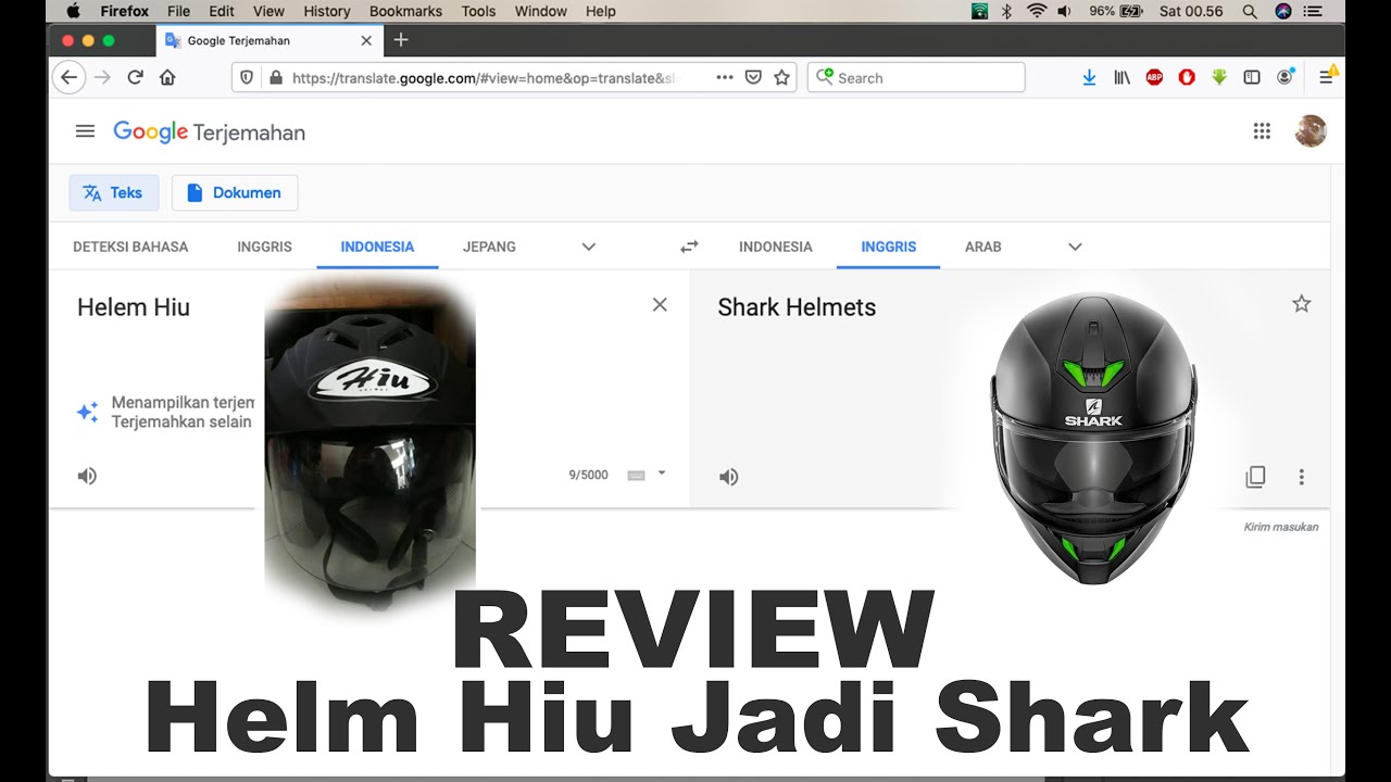 Review 005 - "Helm Hiu jadi Shark" - YouTube