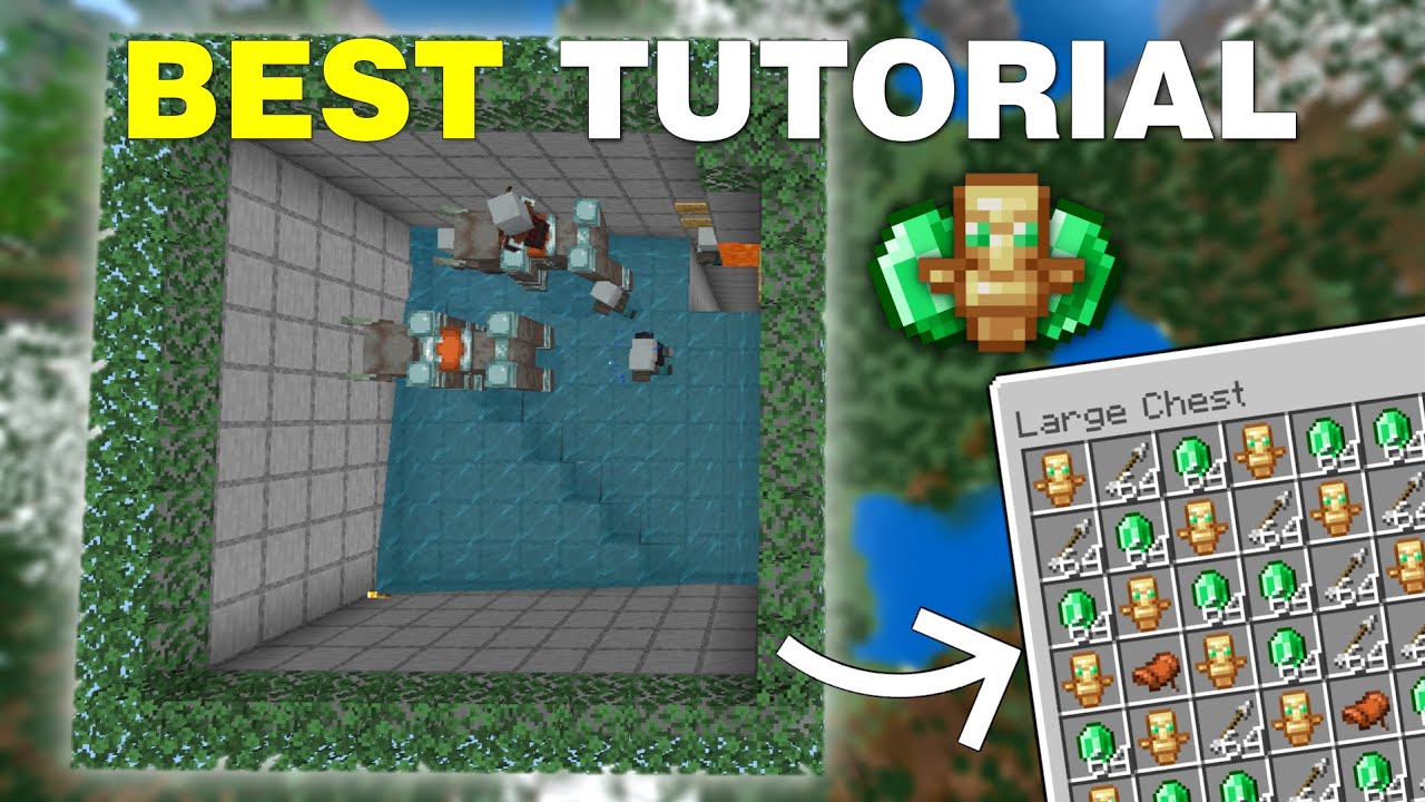 Fastest, Easiest and Fully Auto Raid Farm in Minecraft Bedrock 1.21 ...