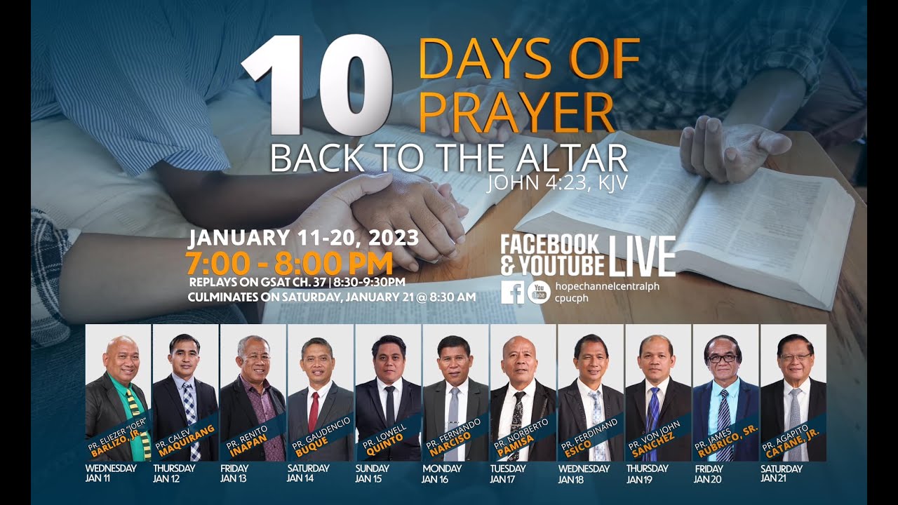 Ten Days of Prayer | Jesus, the Early Riser - YouTube