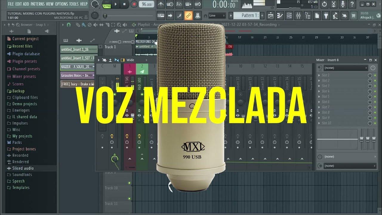 Comó MEZCLAR VOCES a NIVEL PROFESIONAL en el FL STUDIO 20 con PLUGINS NATIVOS🔥🎛 + (PRESET VOCAL ...