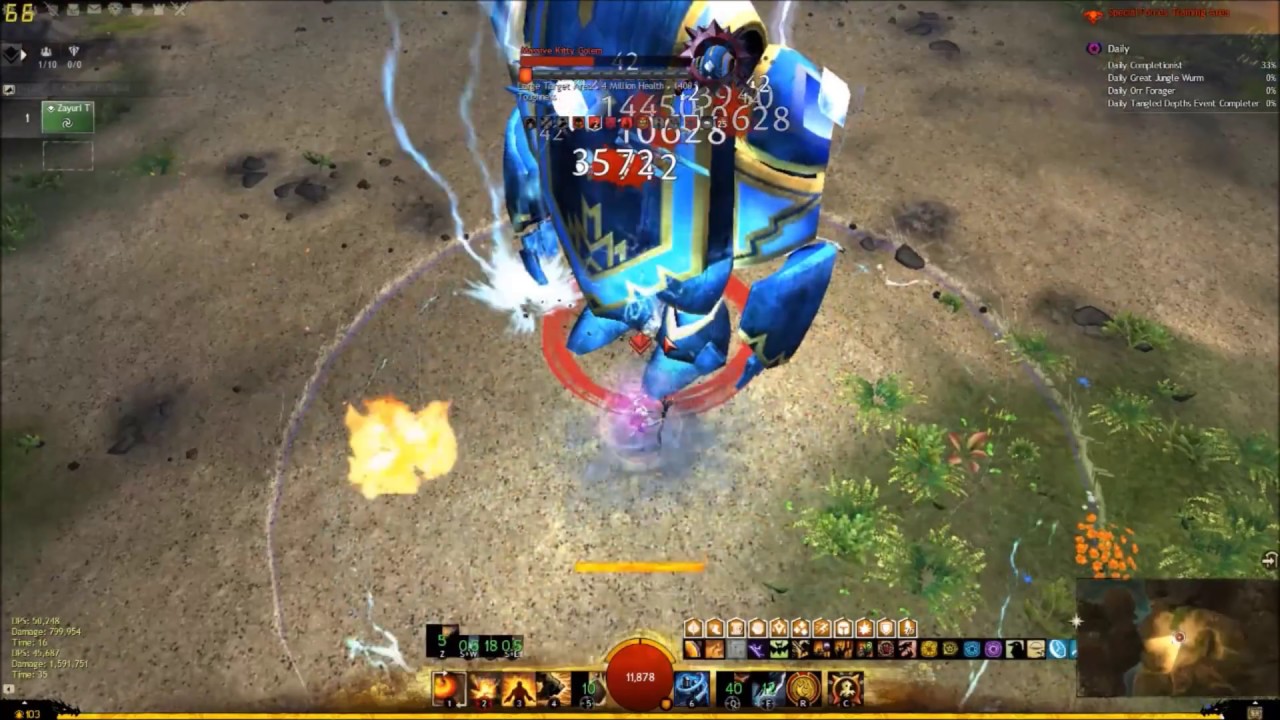 Gw2: Tempest 47k DPS Rotation - YouTube