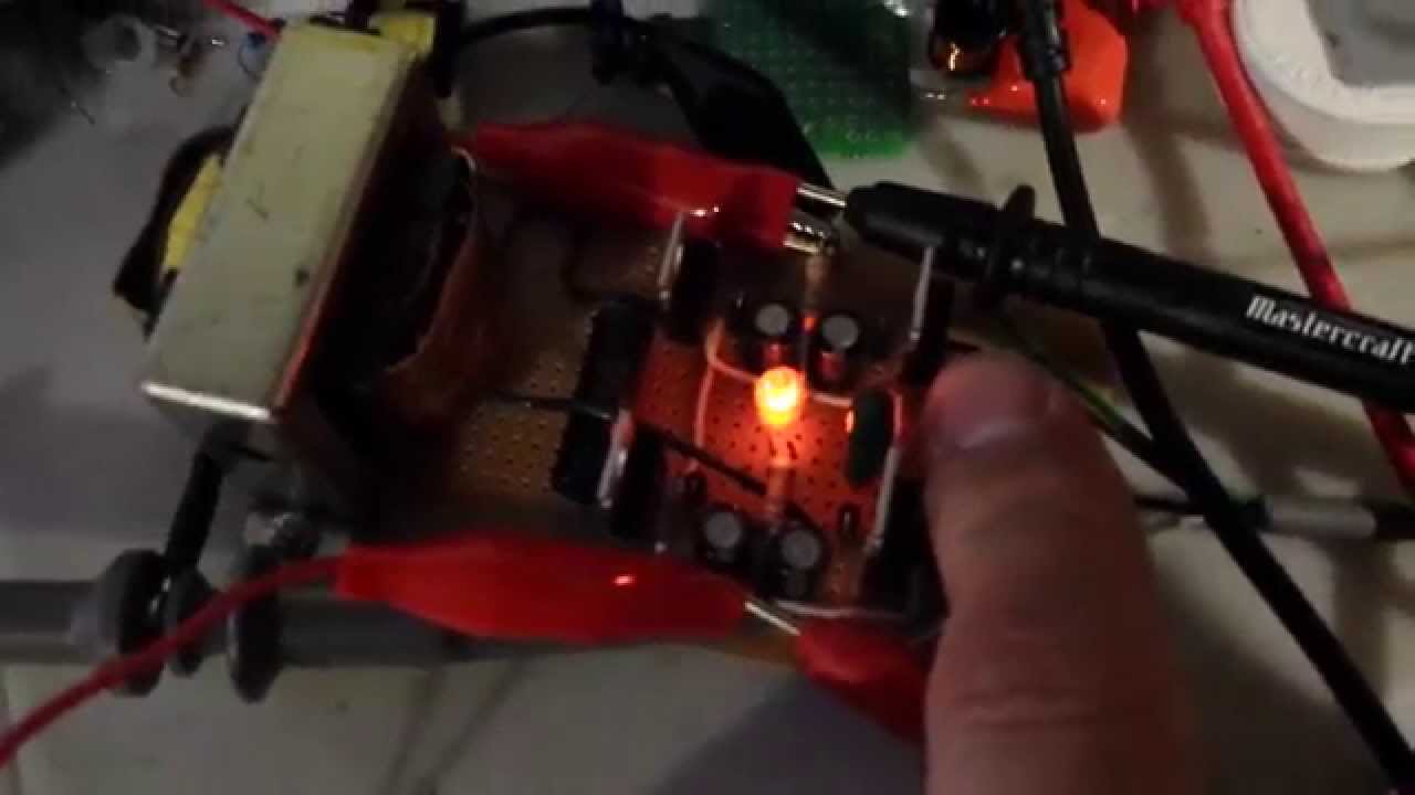 4 Transistors Inverter 5 to 100 VAC - YouTube