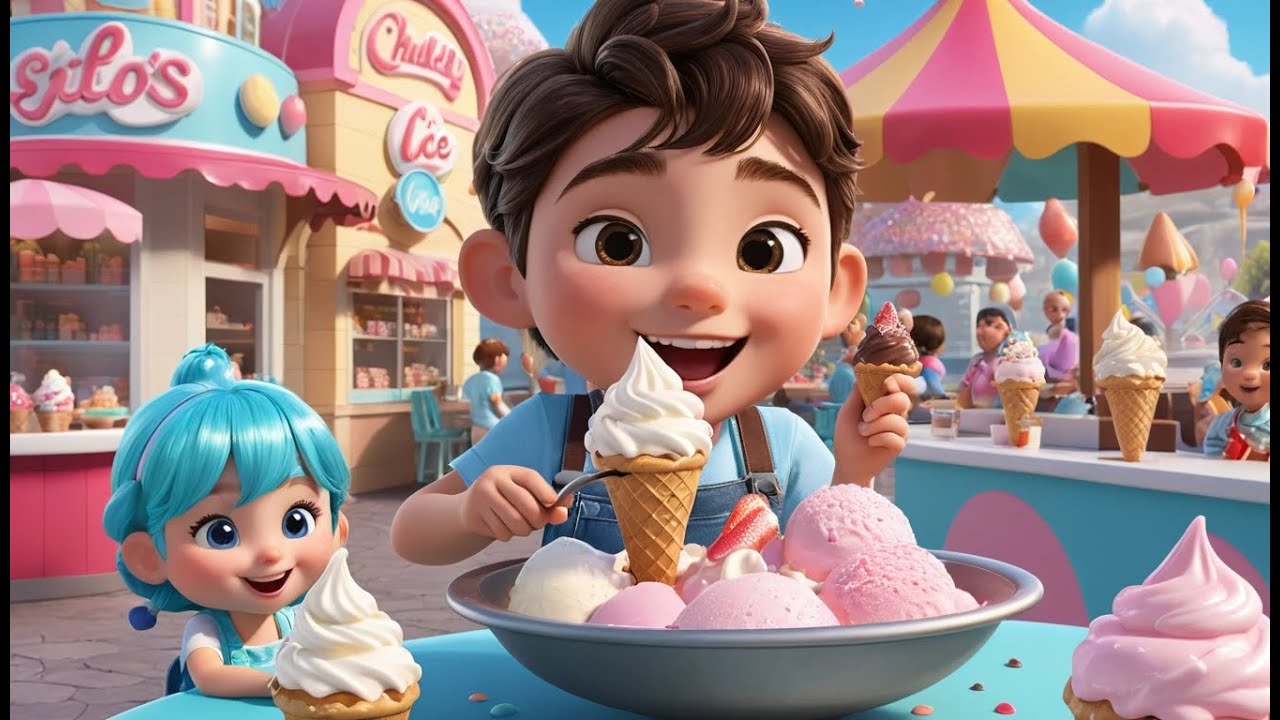 The Ice Cream Bridge Melts Away Rhyme Song | Popular Nursery Rhyme ...