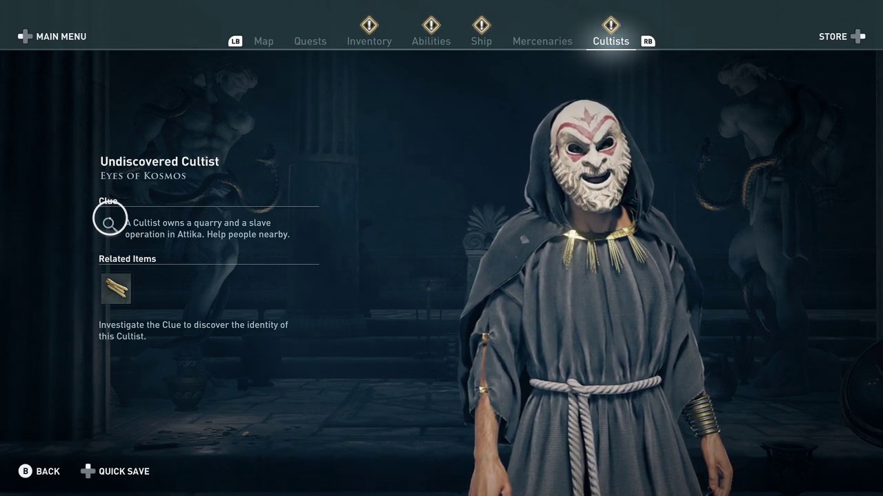 Assassin's Creed Odyssey Unveil the Silver Griffin Cultist the Silver ...