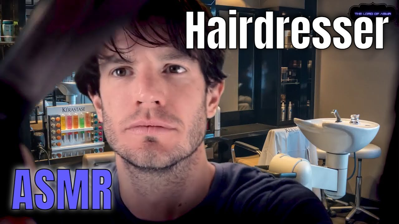 Hairdresser ASMR - Whispering - Male - personal attention - YouTube