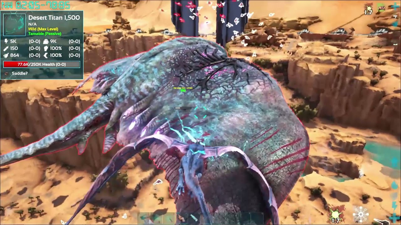 ARK: Survival Evolved, Desert Titan Training! - YouTube