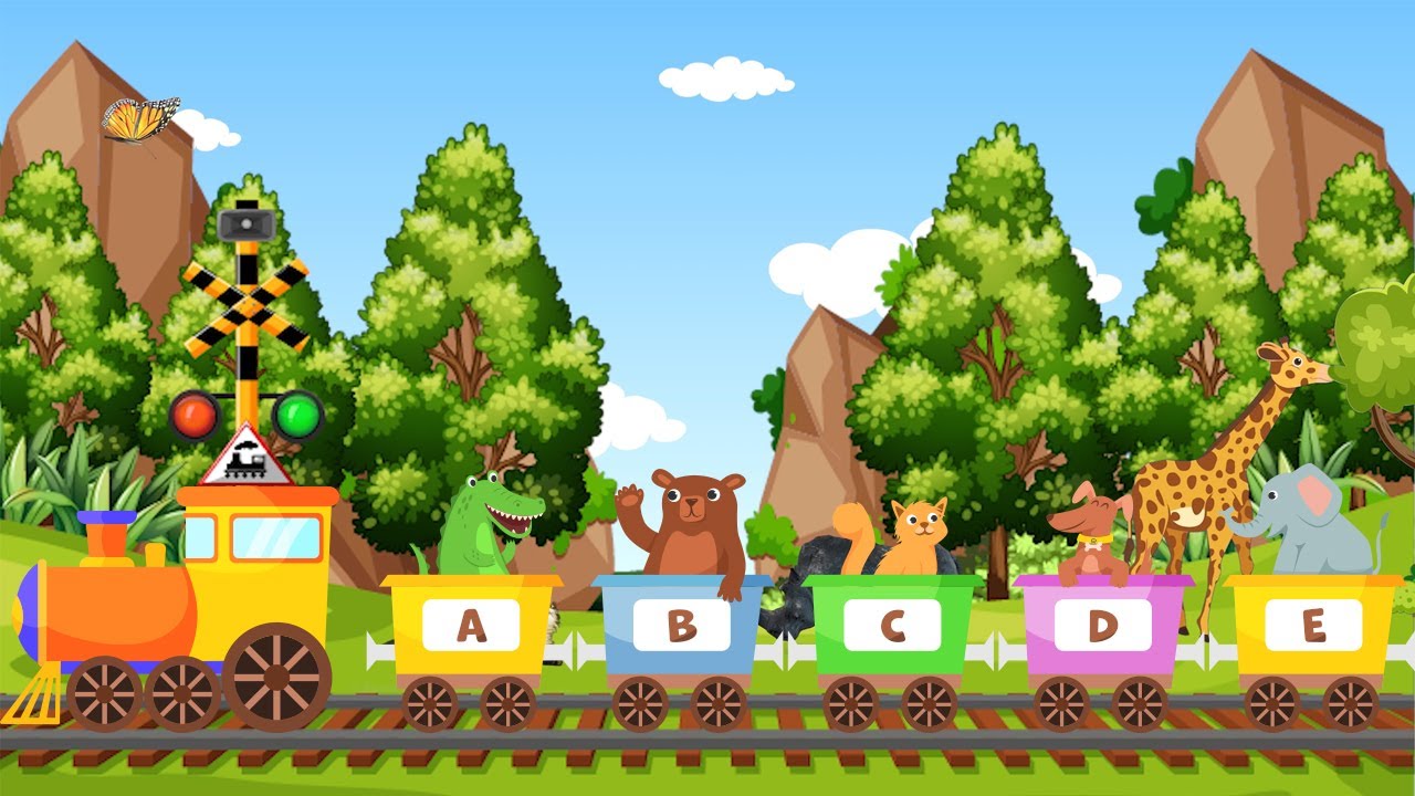 Learn Alphabet Train Song - Animation Alphabet ABC Train song for ...