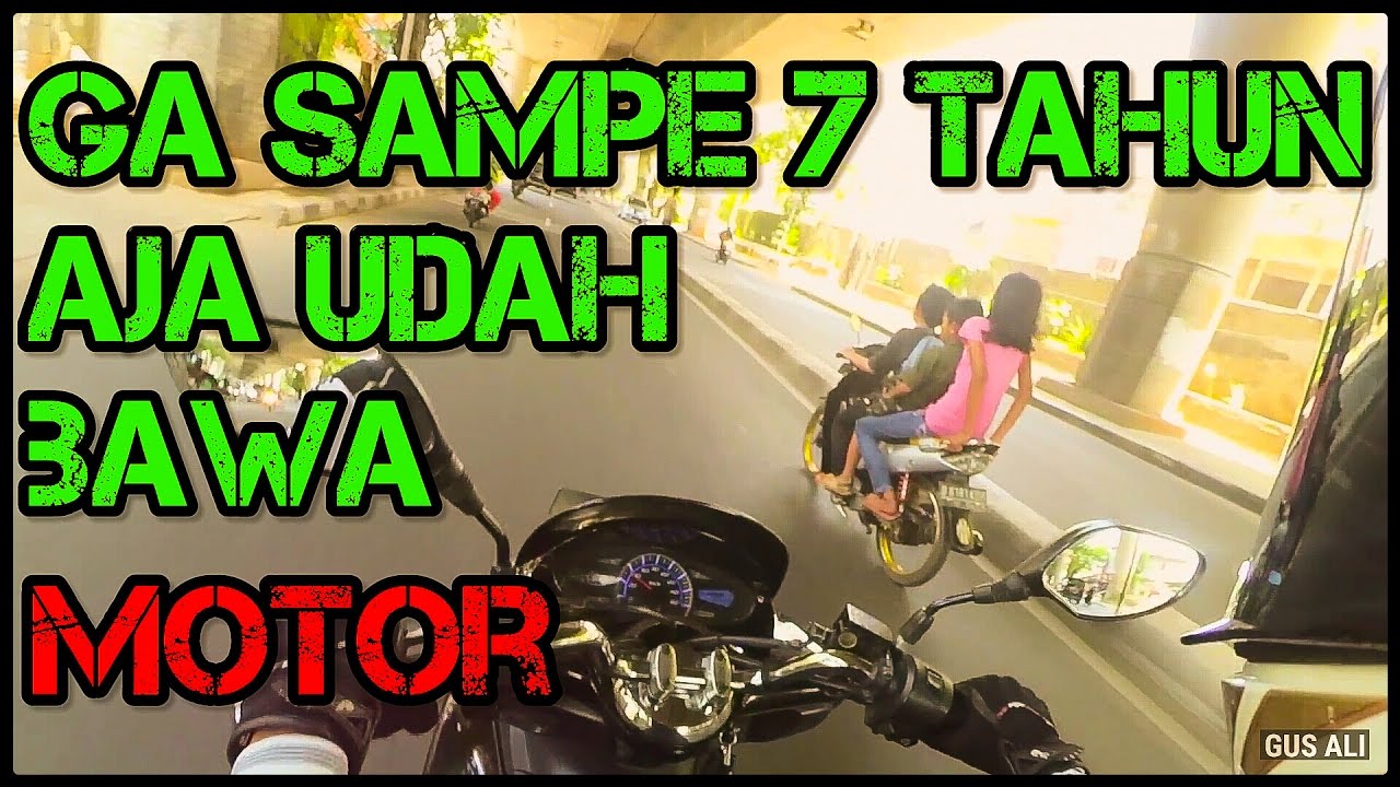 Jangan Bangga Memberikan Motor ke Anak Dibawah Umur - YouTube