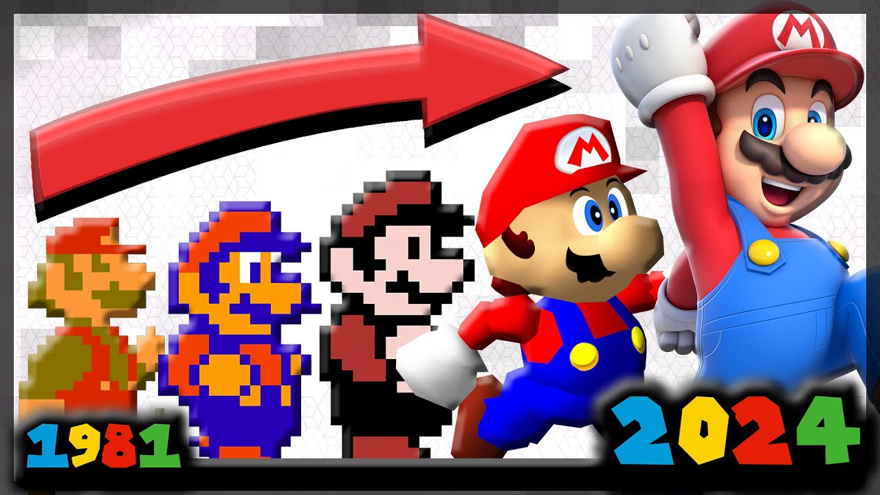 Mario's Visual Odyssey: The Evolution of Mario's Design Since 1981 ...