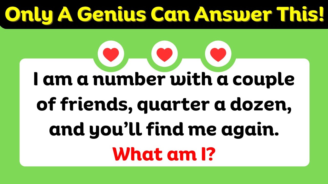 Can You Answer These 20 Tricky Math Riddles | Riddles | Kuiz Quizzo ...