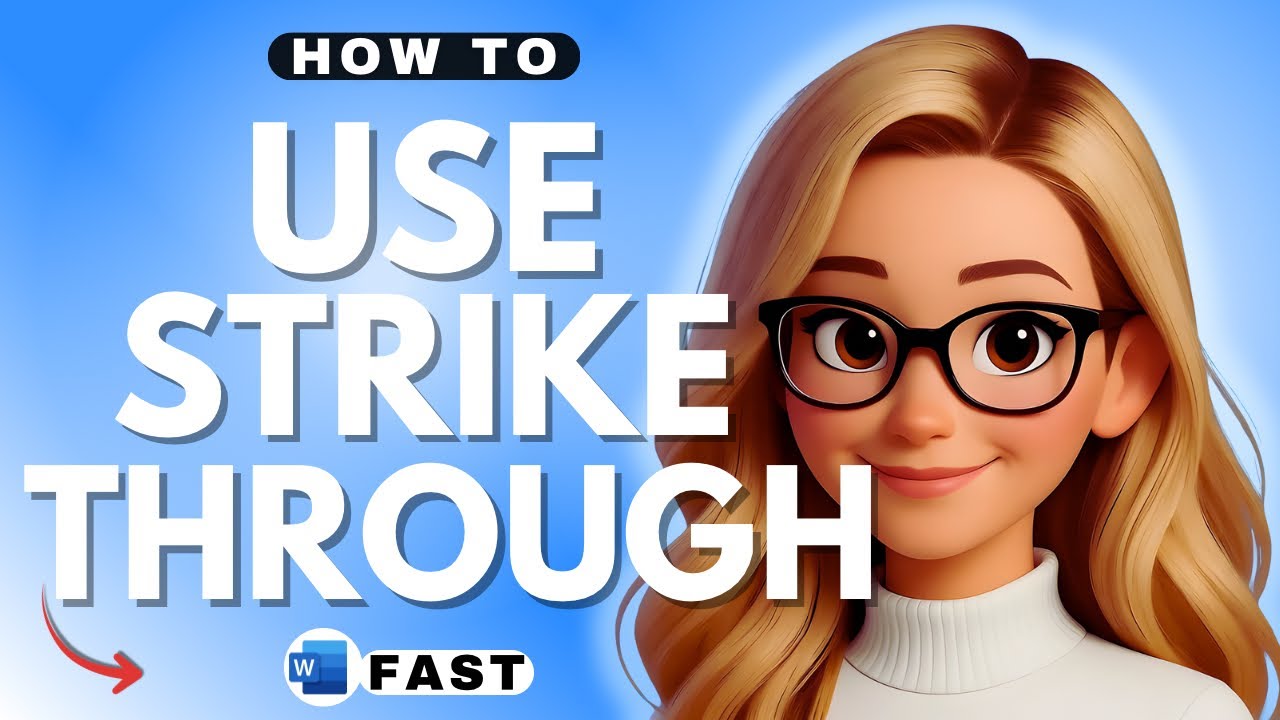 How to Strikethrough Text in Microsoft Word - 2025 - YouTube