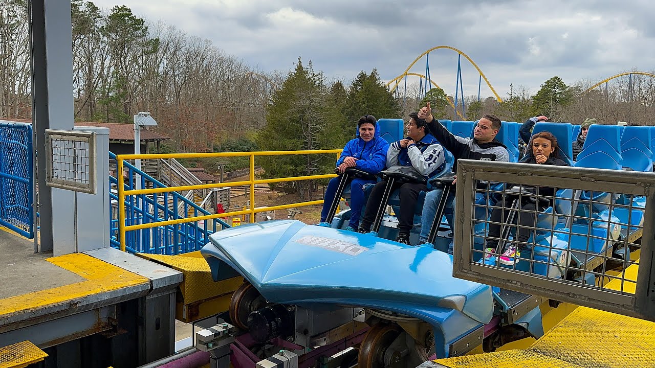 Nitro (2023 4K OFF Ride POV)- Six Flags Great Adventure, Jackson, NJ ...