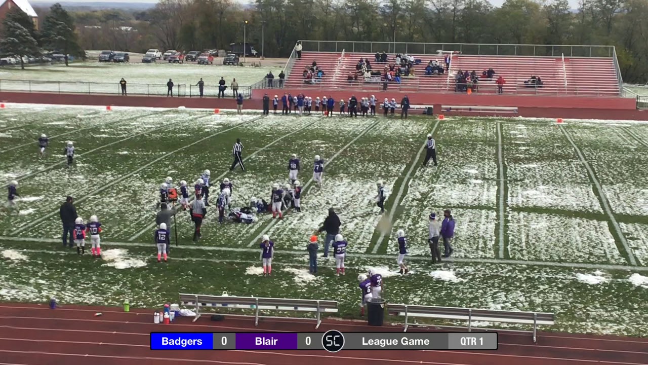 4G Badger Blue FB vs. 4G Blair Bears 2020 - YouTube