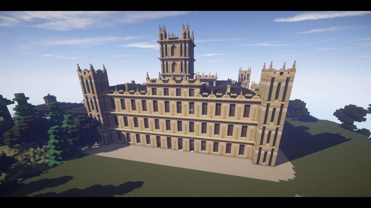 Minecraft Highclere Castle (Downton Abbey) Progression - YouTube