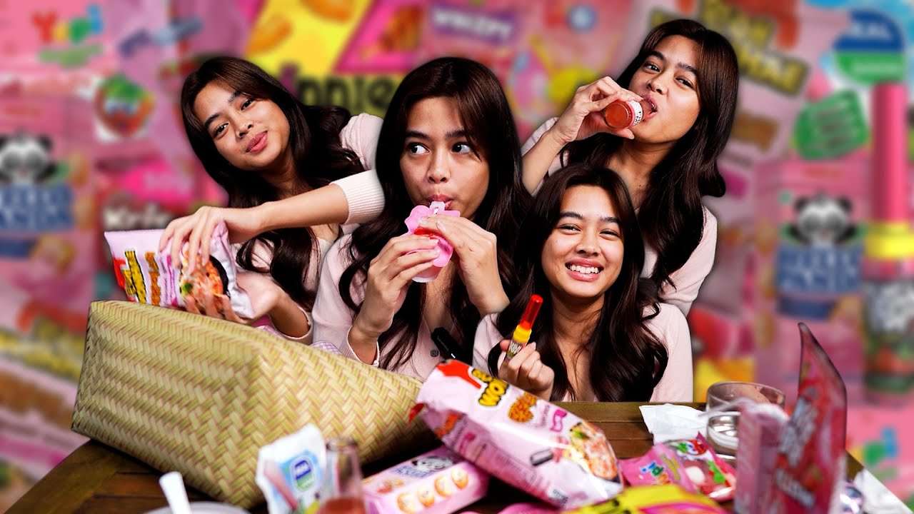 REVIEW SNACK SERBA PINK-PINKY💕💗 - YouTube