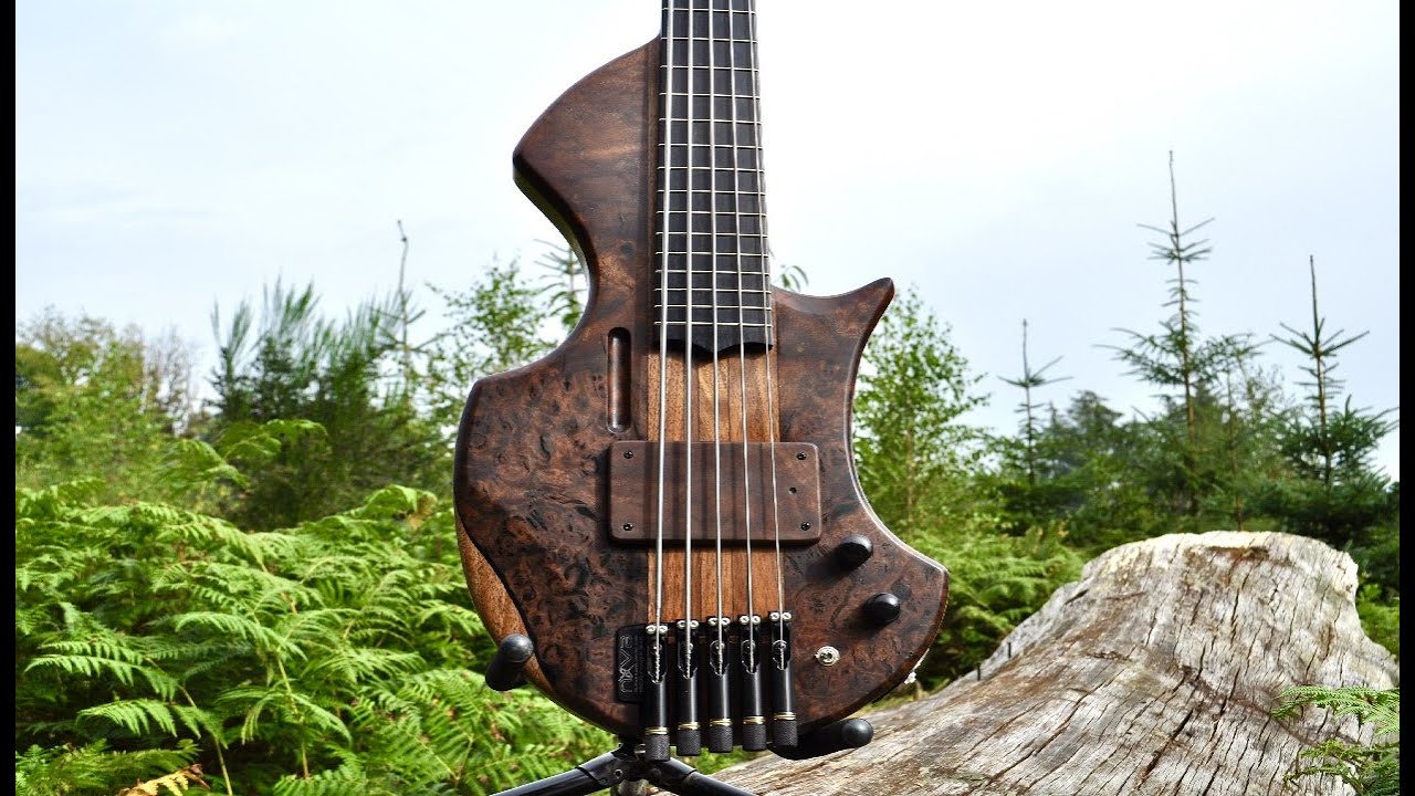 Sylphid Short Scale 5 String Headless....An All Walnut Bass! - YouTube