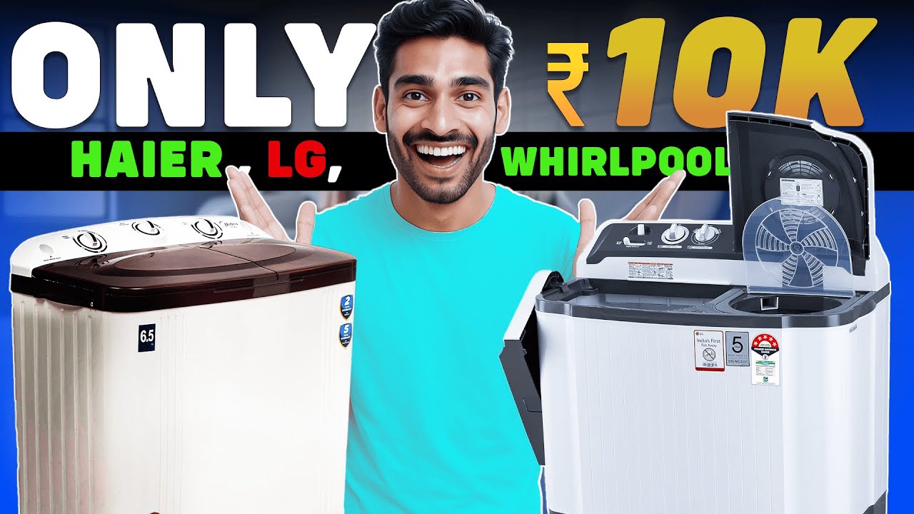 Top 2🔥Best Semi Automatic Washing Machine under 10000🔥Best Washing ...