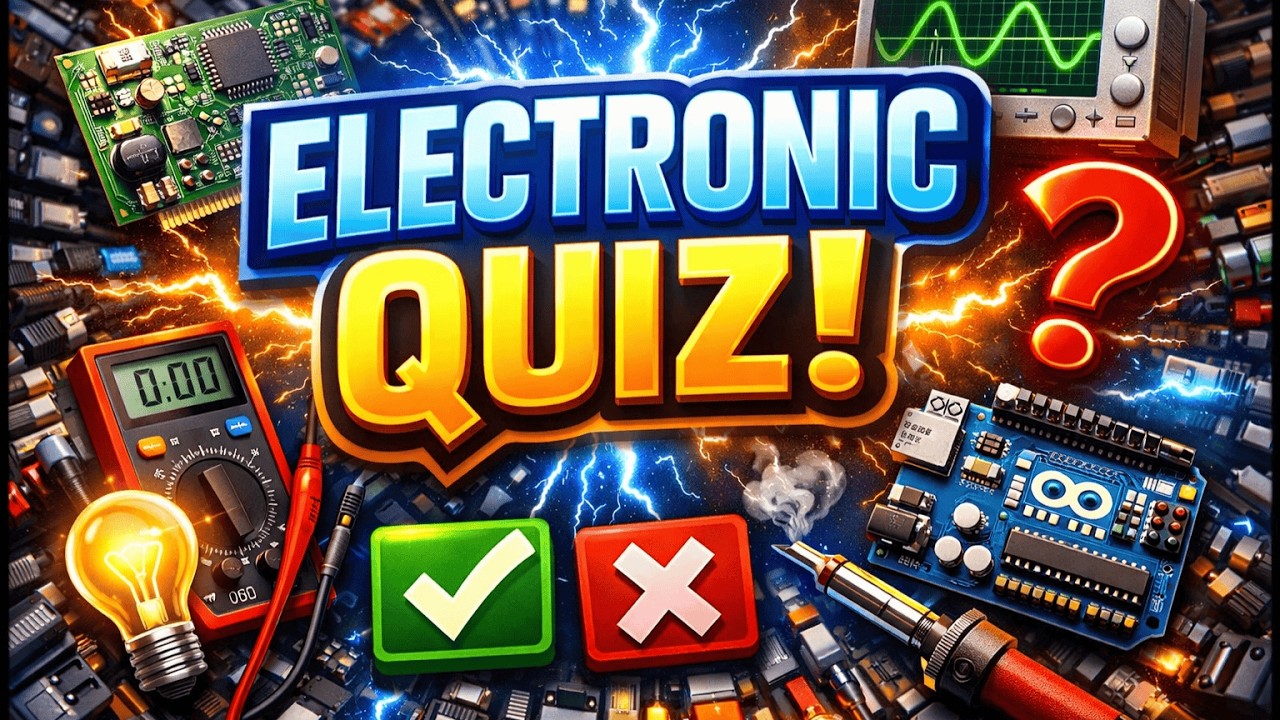 👉 Electronics Quiz | Test Your Electronics Knowledge ⚡ MCQs for ...