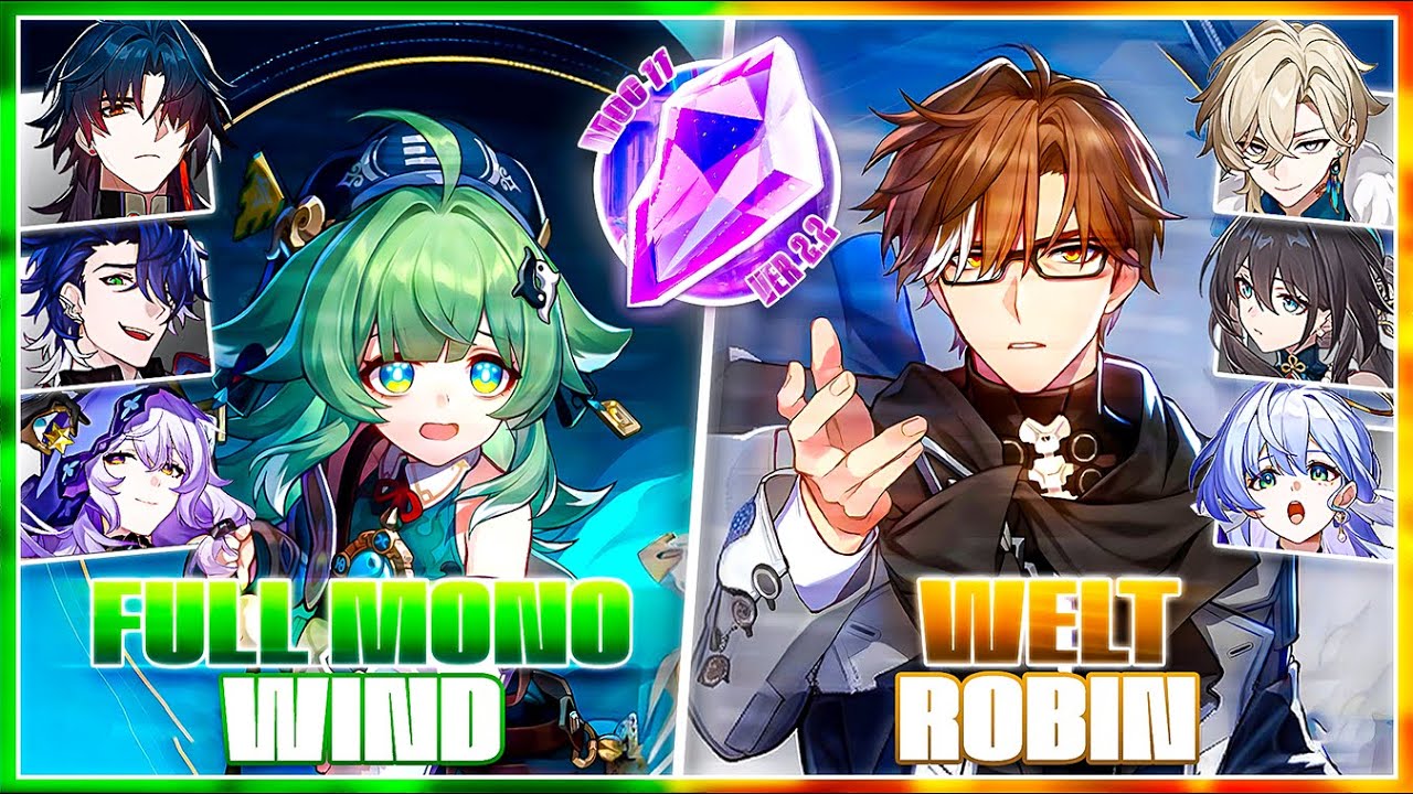 Full Mono Wind & Welt x Robin | Memory of Chaos 11 (Honkai Star Rail 2. ...