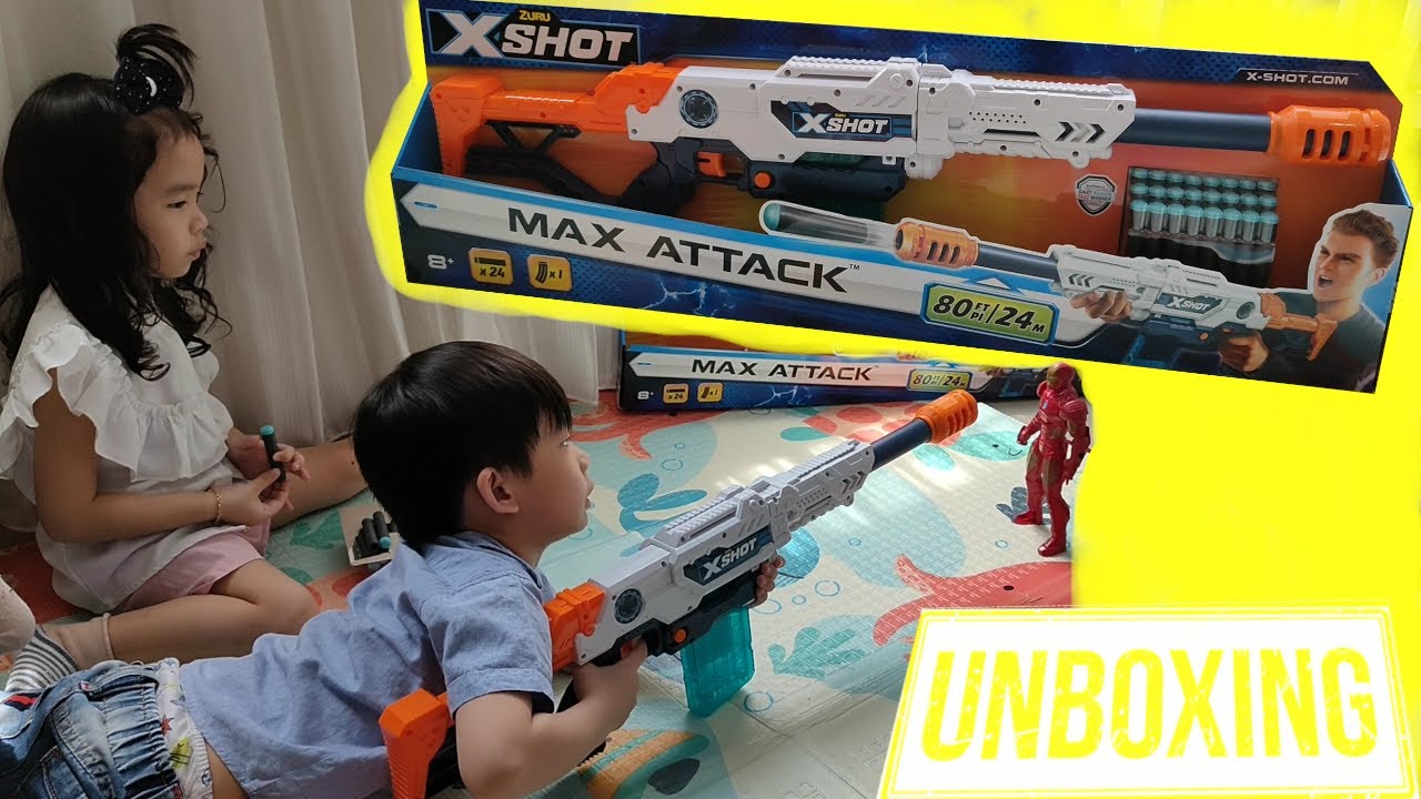 ZURU XSHOT MAX ATTACK - YouTube