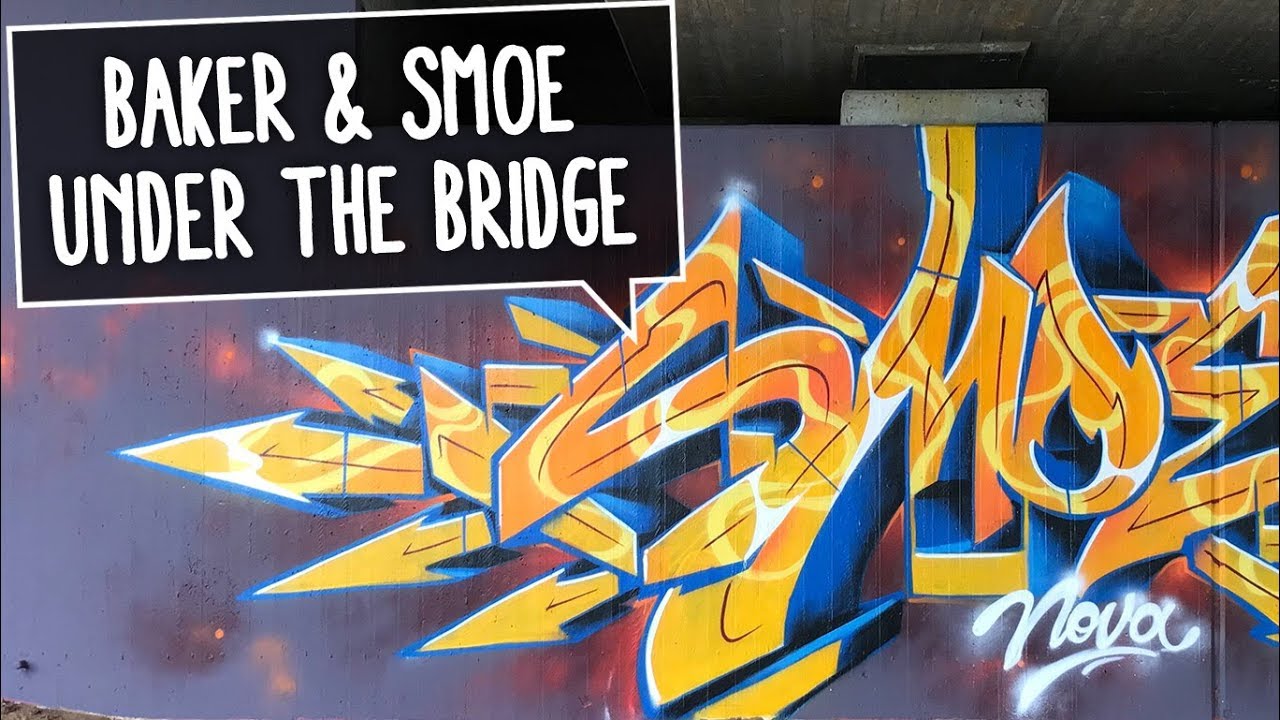 GRAFFITI EXCHANGE | Baker & Smoe under the Bridge - YouTube