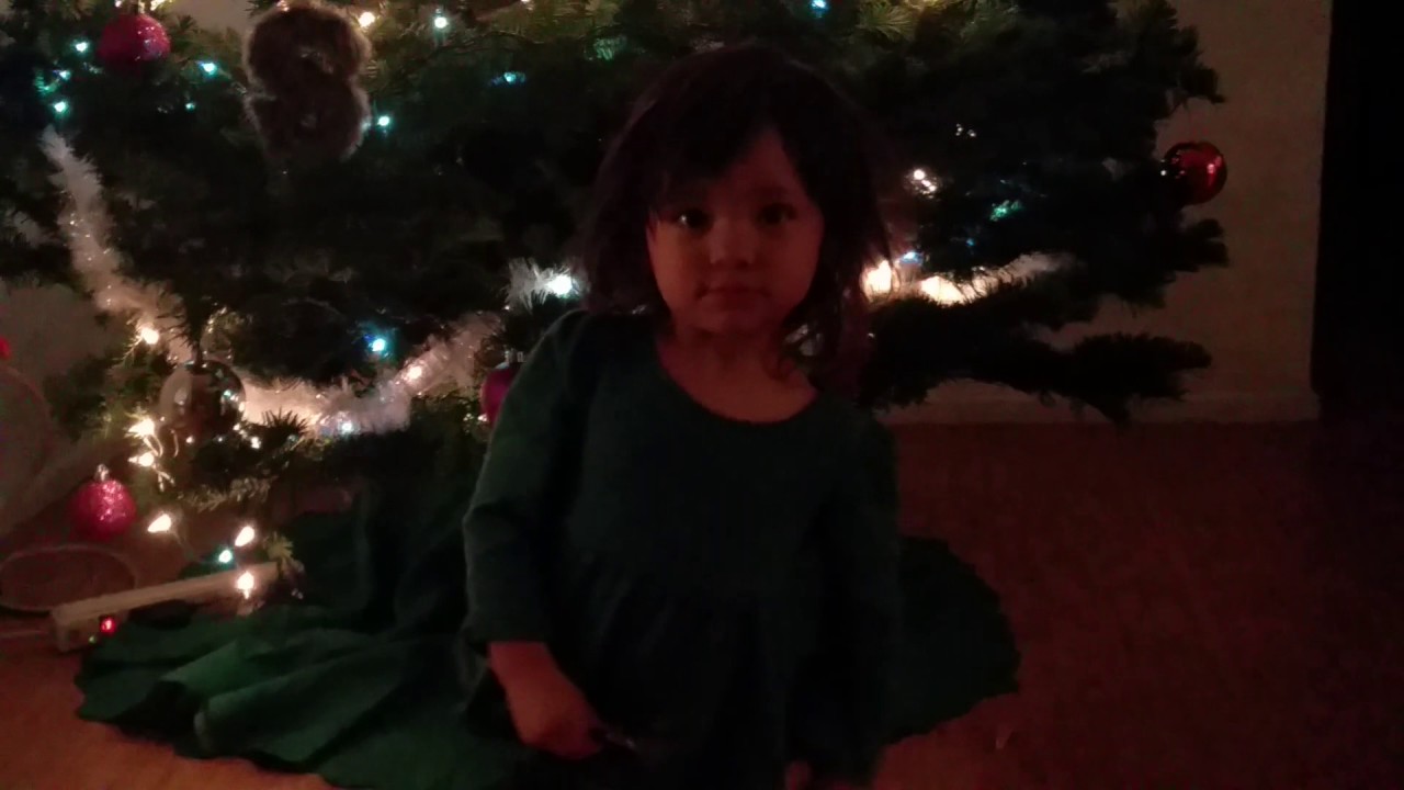 Sloane by the Christmas Tree - YouTube