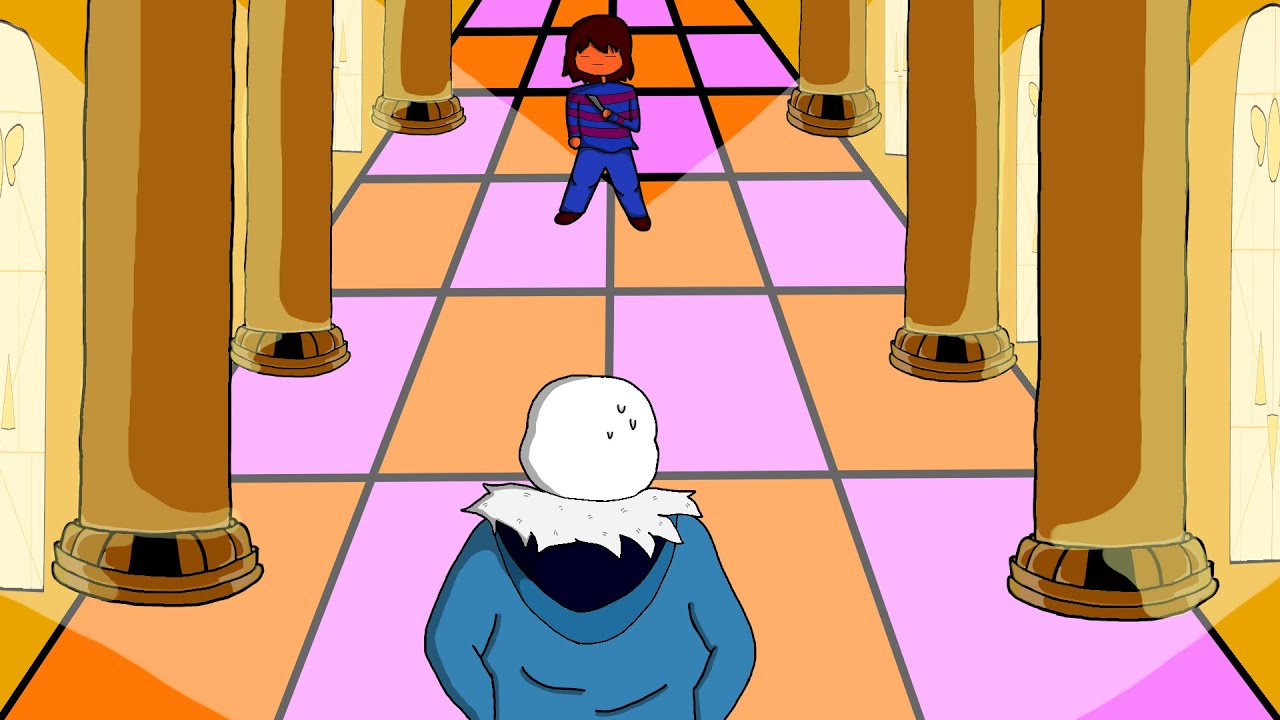 Undertale - [SPOILER ALERT] Sans Battle Hallway SpeedArt - YouTube
