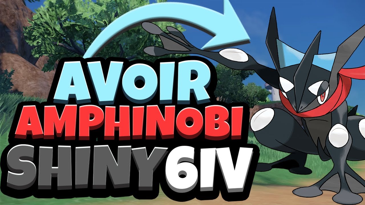 COMMENT AVOIR AMPHINOBI SHINY 6 IV ET UNE MASTERBALL POKEMON ECARLATE ...