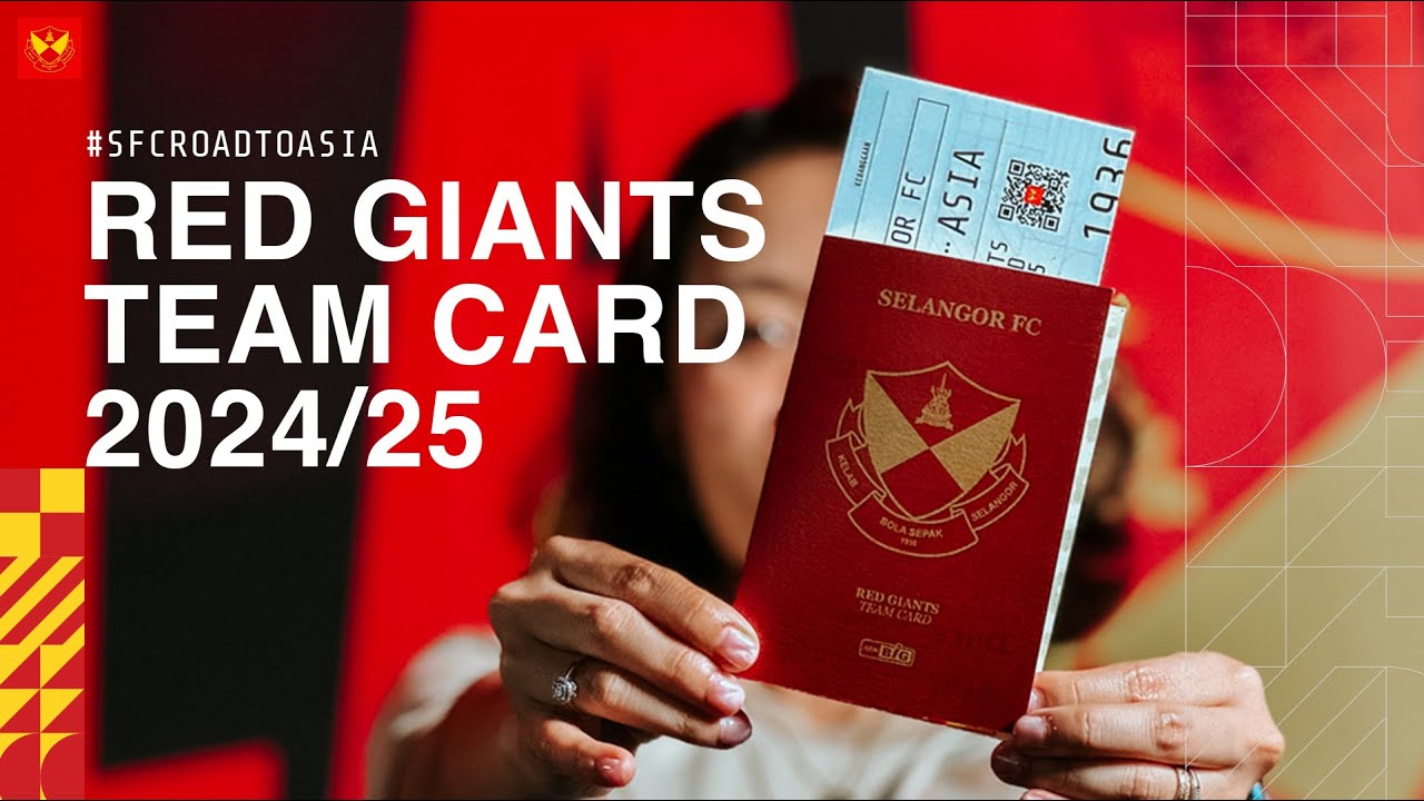 SFC x AEON BiG 🤝 Red Giants Team Card 2024/25 - YouTube